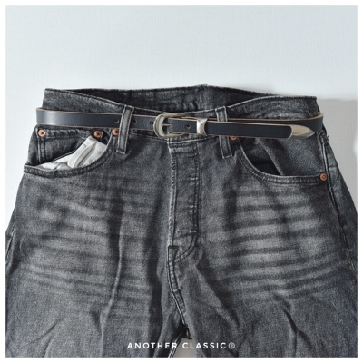 Another Classic26ss 2cm合金 三件套手染茶芯腰带