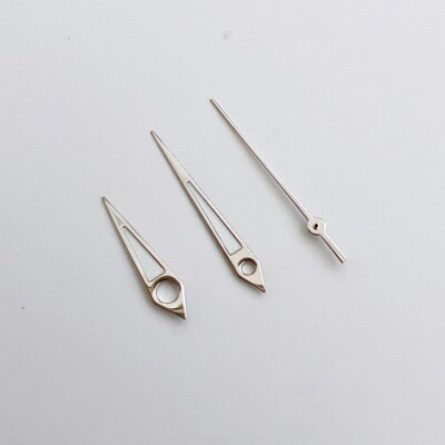 改装手表配件 新款简约抛光绿夜光表针 适装日本NH35/364R/7S机芯