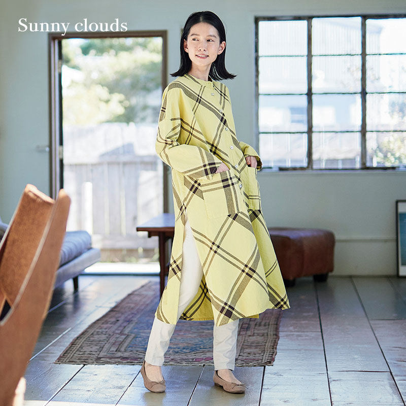 桑妮库拉/Sunny clouds 女式棉混舒适微弹紧腿裤(象牙白)