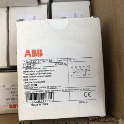 1SAZ321201R2015 TA2X3-63 ABB热过载继电器 现货 详情询问客服
