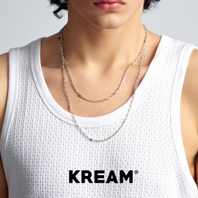 KREAM 925银GU-LINK项链男欧美潮流嘻哈女轻奢简约百搭