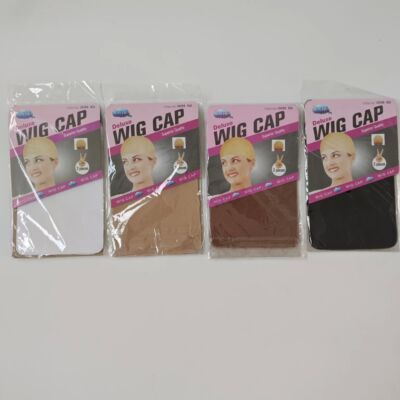 Vesta hair 2Pcs Black/Skin / Dark brown/  White Top Stocking