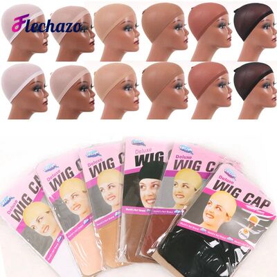 Comfy Wig Caps Hair Nets 1Pack 2Pieces Stocking Wig Cap For