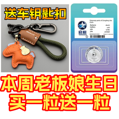 东风启辰D60 PLUS/T70/R50/T90启辰星T60EV汽车钥匙大V遥控器电池