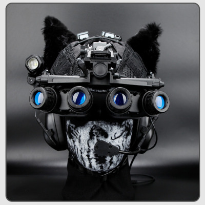 使命召唤keegan幽灵小队头盔套装cos覆面系骷髅面罩夜视仪装备