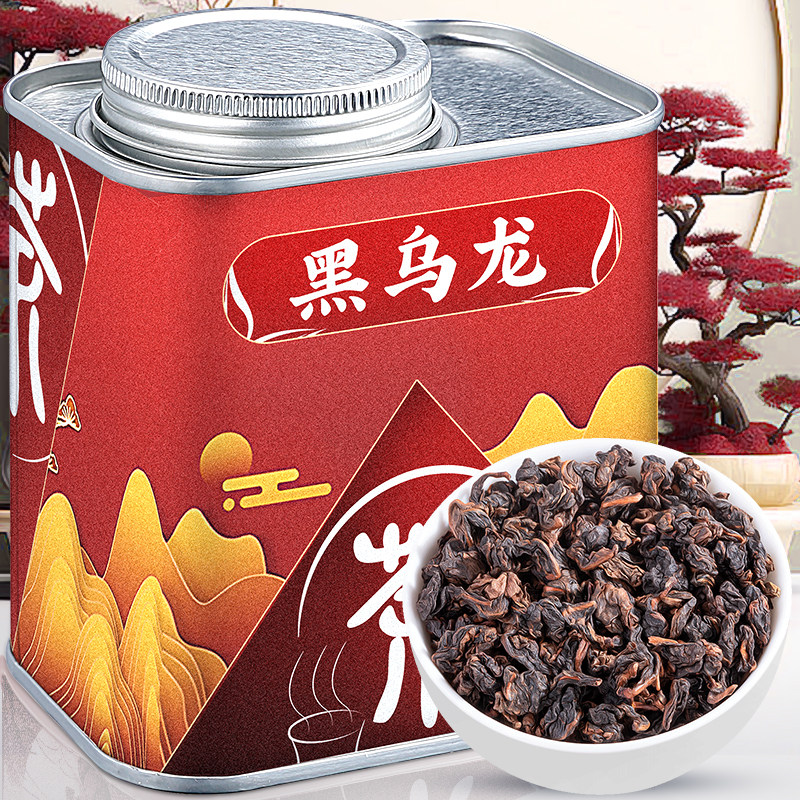 中闽峰州 黑乌龙茶 浓香型碳培油切高山乌龙茶正品冷泡茶叶150g