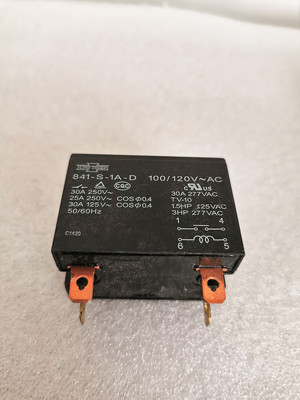 841-S-1A-D 100/120VAC 全新松川继电器  841-S-1A-D 200/240VAC