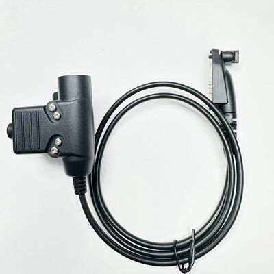 U94 GP328plus 338plus PTX760plus转换战术航空耳机连接线PTT