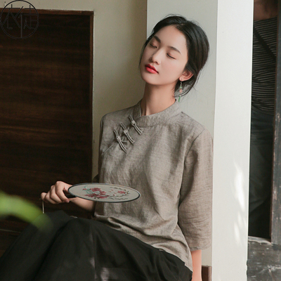 佛系禅意女装茶服居士服
