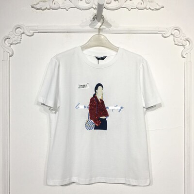 潮系列 8113S177 时尚T恤品牌女装折扣颦