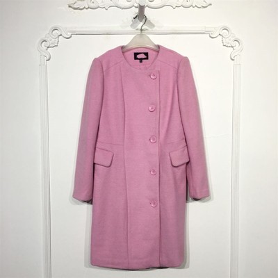 潮系列 8126S198 时尚毛呢外套品牌女装折扣颦