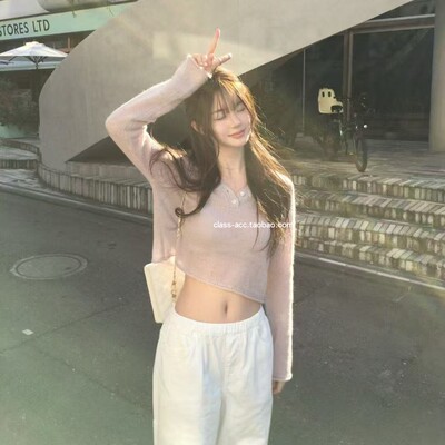 class韩国直邮030209 VEGETABLE 韩代2026款  V领纽扣针织