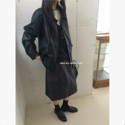 class韩国直邮012009 ANOU 韩代2026款  棉1oo工装半裙