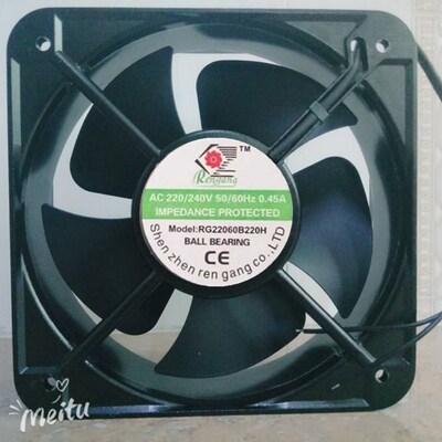 全新正品 RENGANG RG22060B220H 220V 0.45A 22CM 22060 散热风扇