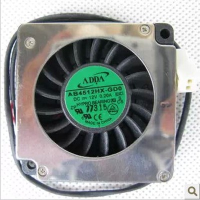 原装ADDA AB4512HX-GD0 4CM 4510 12V 0.20A 涡轮鼓风机离心风扇