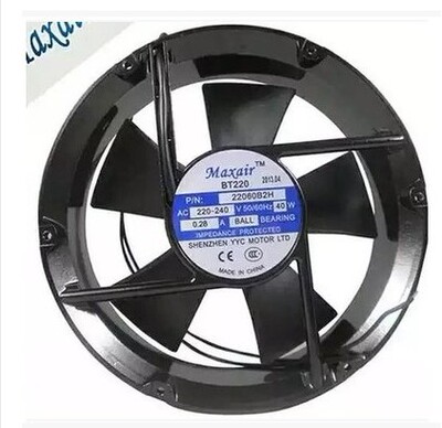Maxair/BT220 BT22060B2H 220V 22060 40W 圆形轴承交流散热风扇