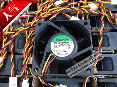 全新 建准SUONO 6025mm 6厘米大风量风扇 12V 3.9W PMD1206PTB1-A