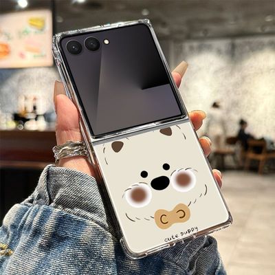 适用三星zflip7手机壳透明超薄硬壳折叠GalaxyZflip6保护套