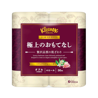 日本双层卷筒纸舒洁印花