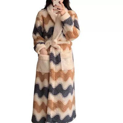 Women's Pajamas Cute Pijama Winter Sleepwear Warm Robe Sets