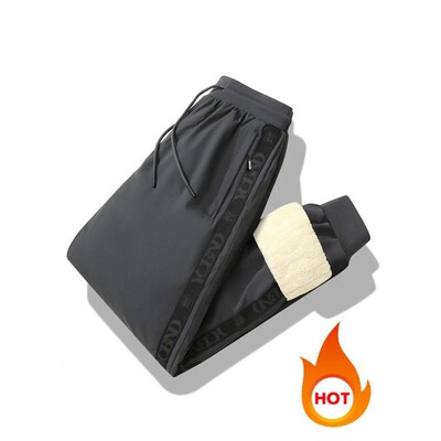 Men's Regular Fit Solid Side Stripe Drawstring Waist Jogger