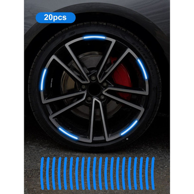 J 85846 Car hub luminous anti-collision sticker 汽车轮毂夜光
