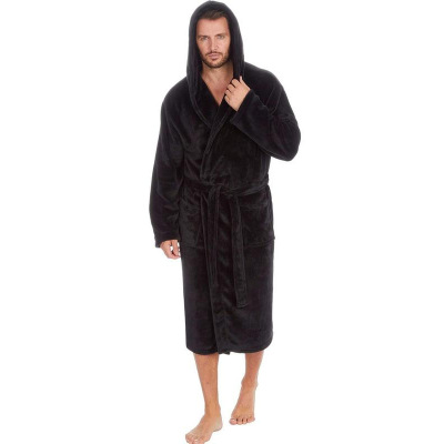 I 80934 Couple Hooded Robe 情侣连帽睡袍跨境速卖通