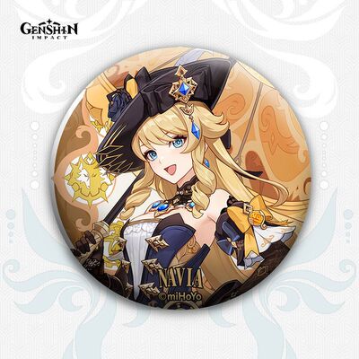 新款新款高颜值爆款58mm吧唧徽章娜维娅周边精致胸针胸章