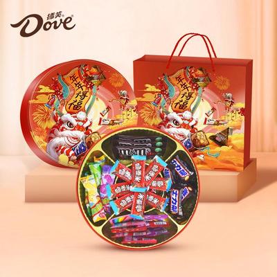 Dove/德芙2026新年礼盒年年得福糖果巧克力671g春节年货礼品