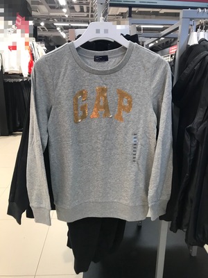 Gap女子圆领休闲套头卫衣 718850