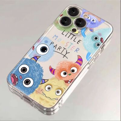小怪兽适用苹果16promax手机壳iPhone17/14小米12/15/11荣耀100华为p50红米k70女opporeno13新款vivox60套s10