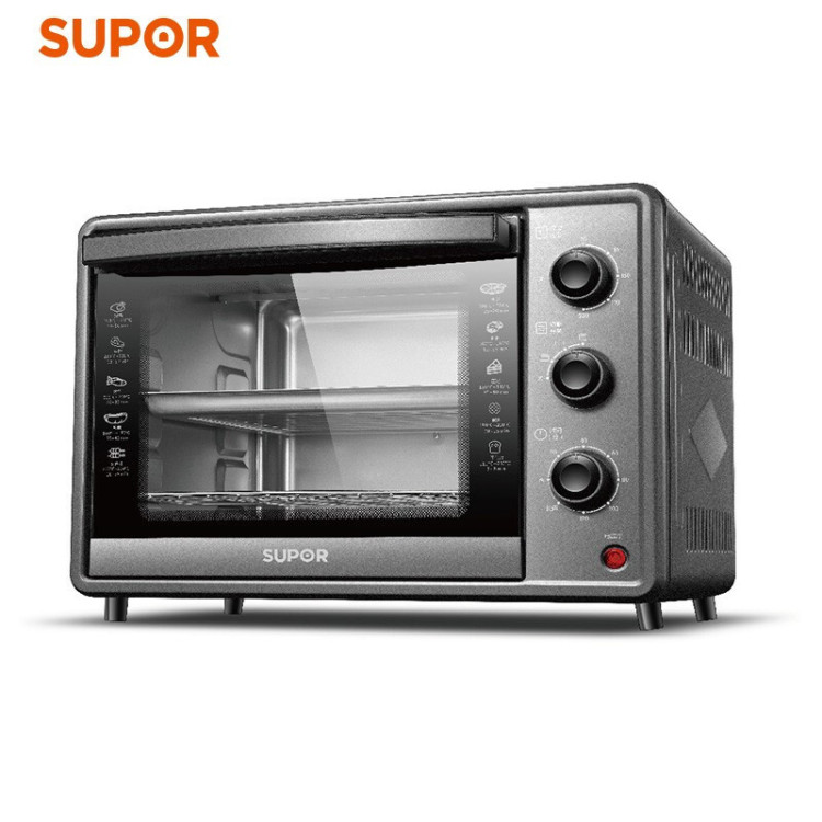 SUPOR/苏泊尔K30FK6多功能3挡调温烤箱30L小型烤箱全自动家用烘焙