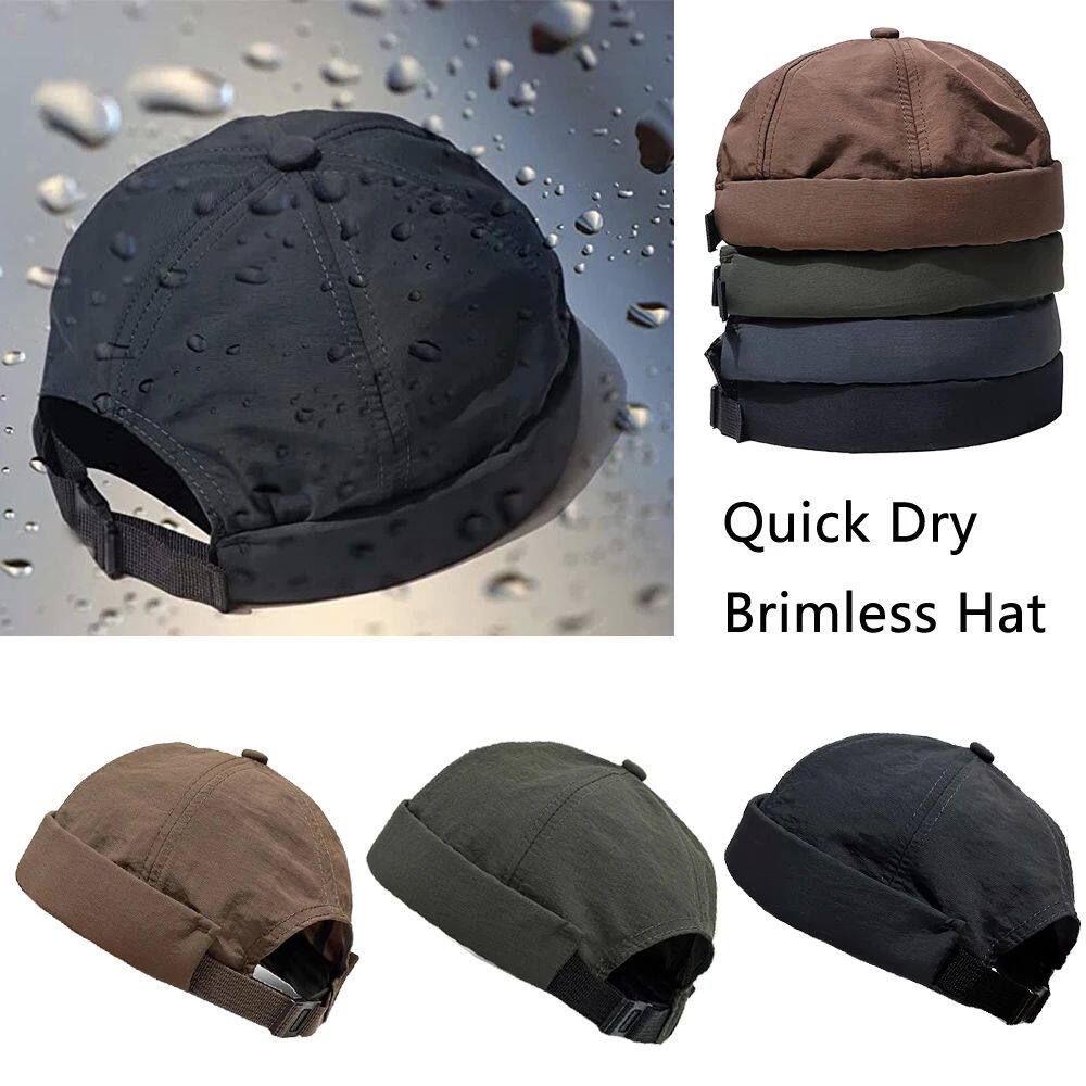Quick Dry Brimless Hat Lightweight Daily Beanie Mesh Beanie_虎窝淘