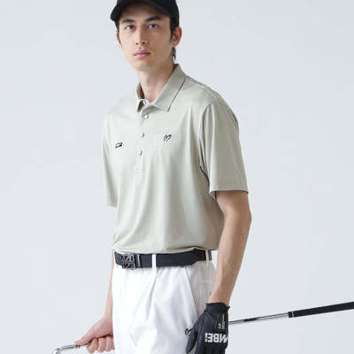 MBE日本MASTER BUNNY EDITION高尔夫球男士短袖POLO衬衫透气速干
