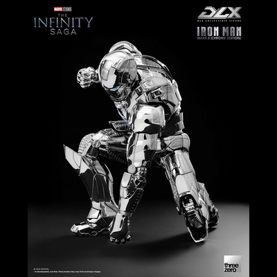 定金Threezero 3A 17.5cm 3Z09240C0 漫威DLX 钢铁侠Mark2电镀版