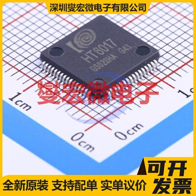 HT6017 LQFP-64(10x10) MCU/MPU/SOC微处理器控制器