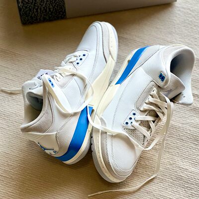 耐克AirJordan3白蓝篮球鞋