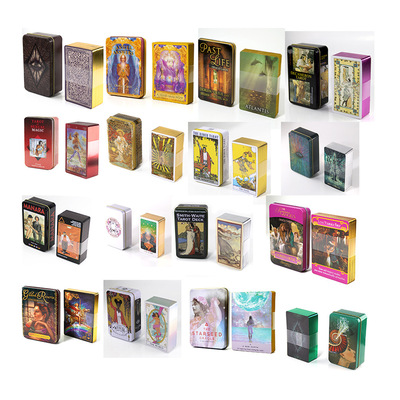 英文铁盒塔罗牌 烫金工艺Tarot Cards 升级款神谕卡铜版纸桌游牌