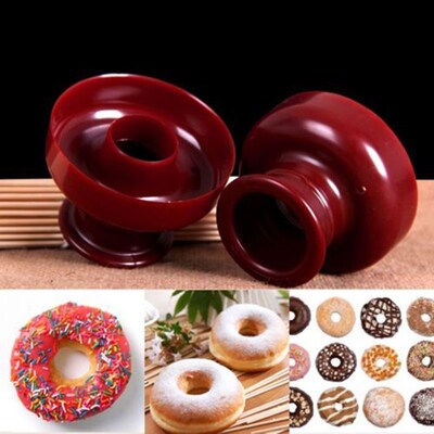 New Donut Maker Cutter Mold Fondant Cake Bread Desserts Bake