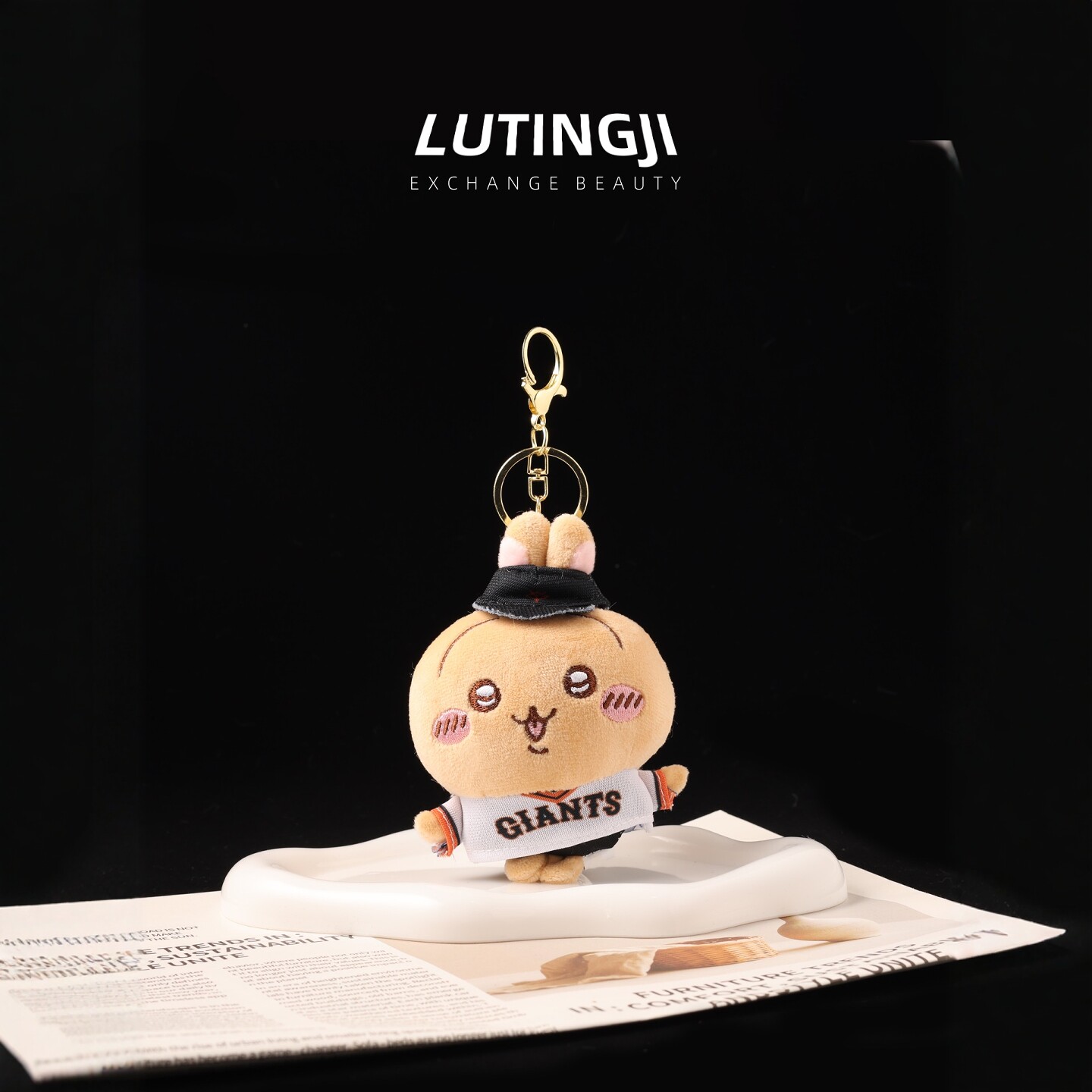 【LUTINGJI】乌萨奇小八吉衣创意毛绒包挂件钥匙扣公仔玩偶挂饰