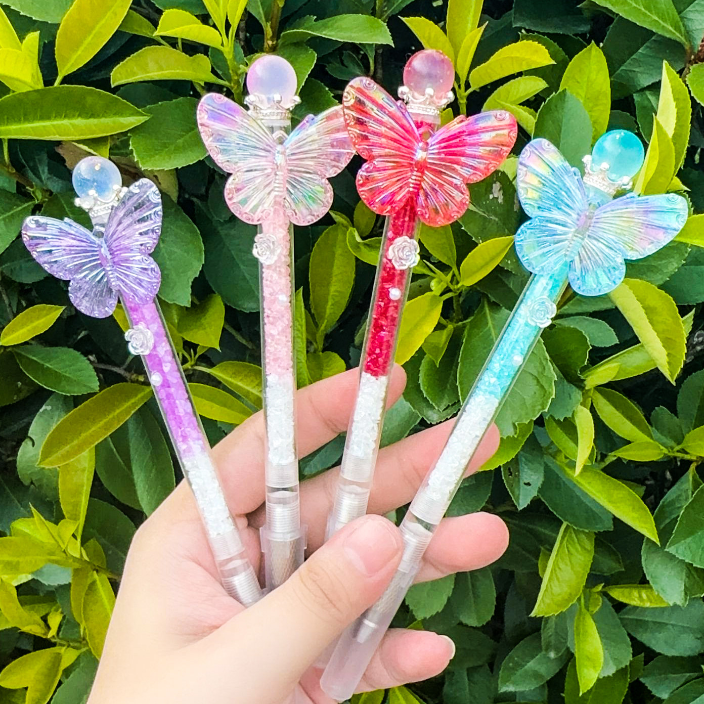 蝴蝶玫瑰美工笔刀刻刀少女高颜值咕卡流麻手帐裁剪手工制作笔刀
