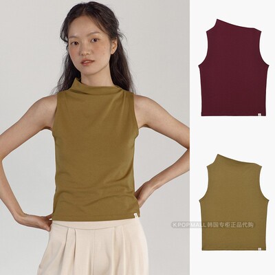 DHYANI高领口运动瑜伽背心上衣