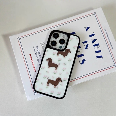腊肠狗手机壳适用苹果16promax