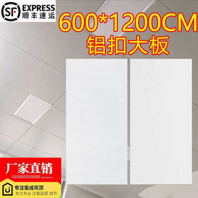 600*1200铝扣大板工程板铝合金