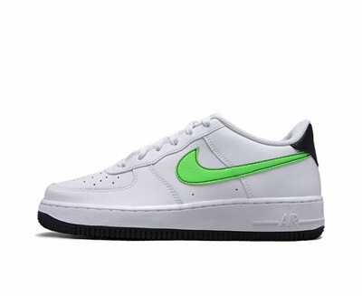 NikeAir Force 1 GS 低帮 板鞋 白绿 FV5948-106 重庆Tr仓