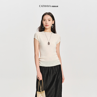 CATHAYA/凯喜雅盖袖针织衫TBK2FEJN200