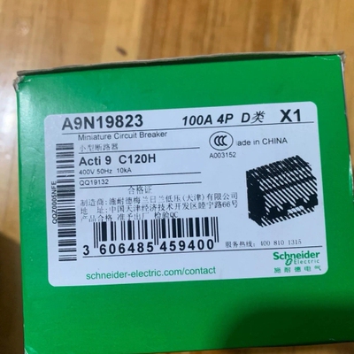 施耐德原装正品A9N19823 100A 4P D ~议价