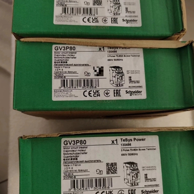 工程剩余原装正品施耐德GV3P80电机断路器，原装正 ~议价