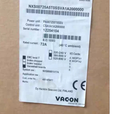 伟肯（VACON)变频器：NXS00725A5T0SSV ~议价