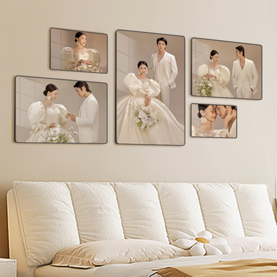 婚纱照片墙组合儿童相框